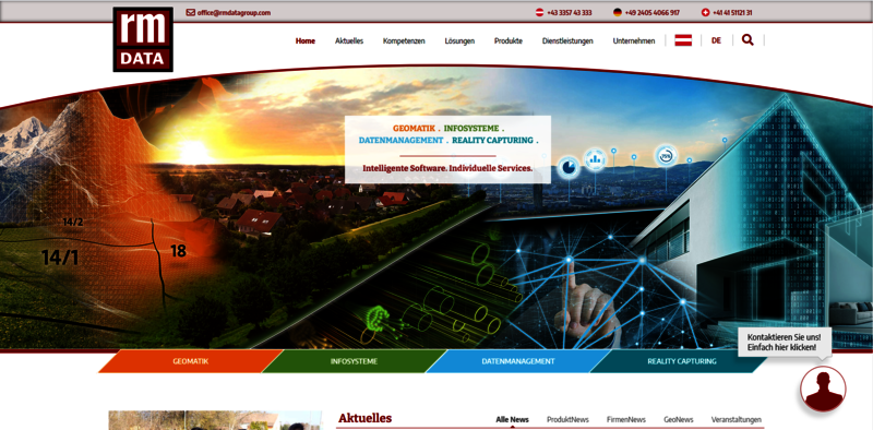 Eine für alle: Neue rmDATA-Homepage