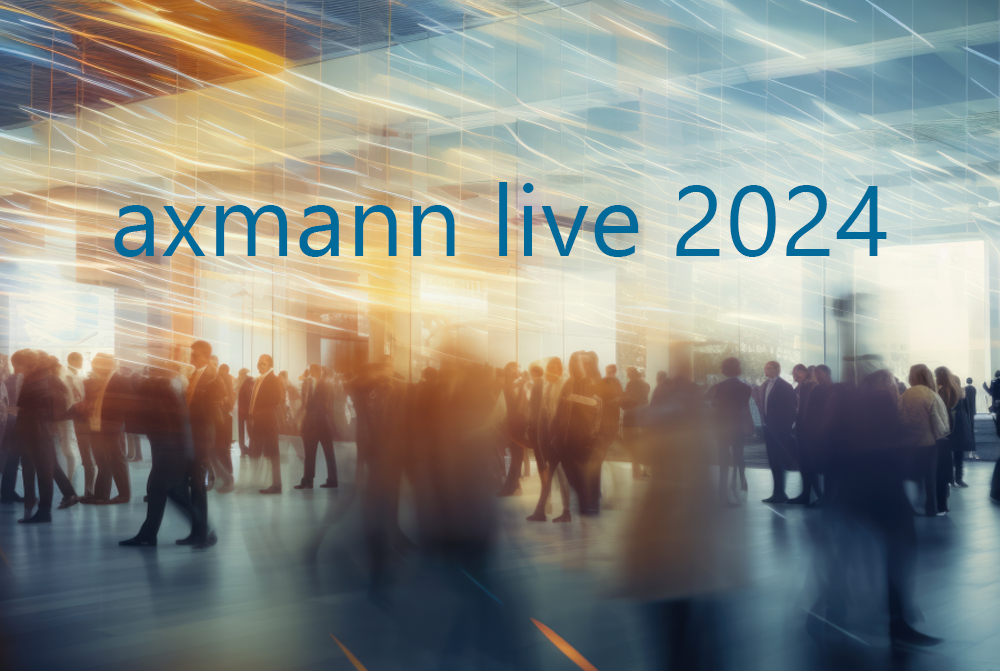 Save the date: axmann live 2024